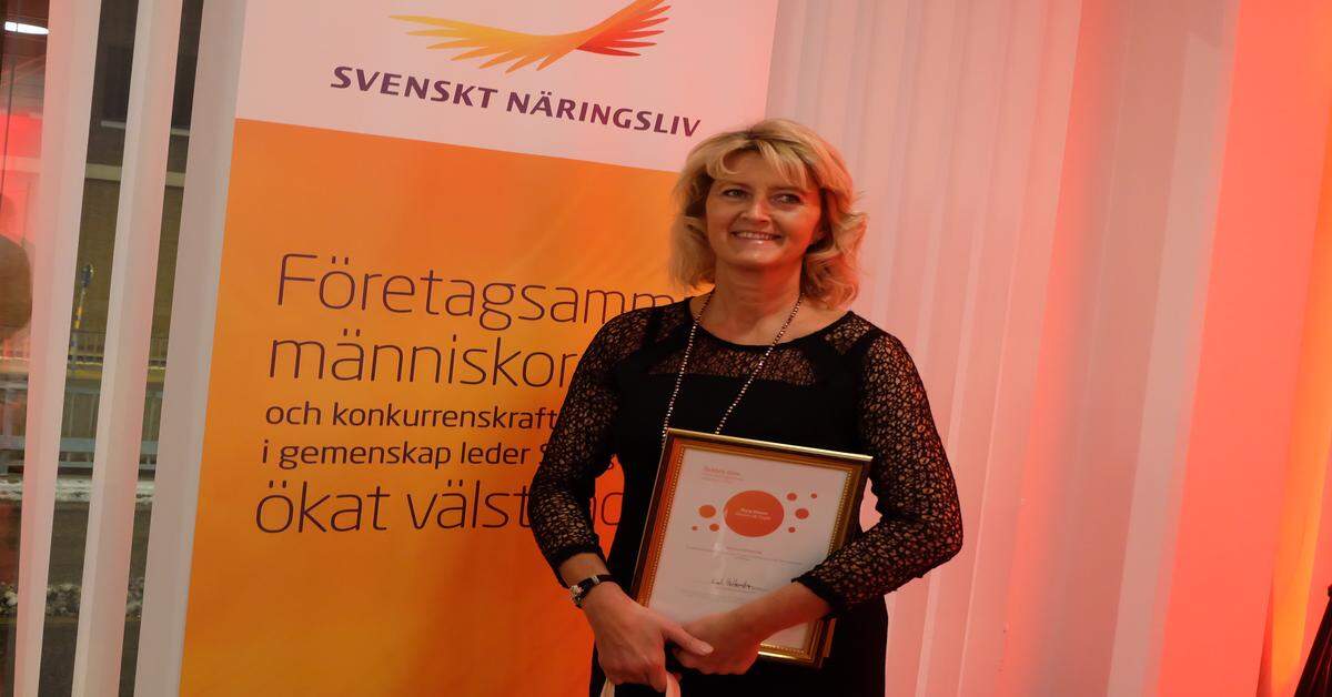 Maria är årets mest företagsamma människa i Örebro län